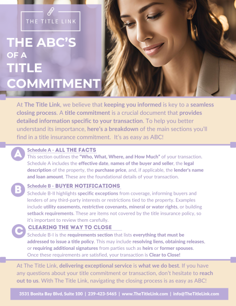 Title Commitments 101 - Understand Real Estate Title Commitment